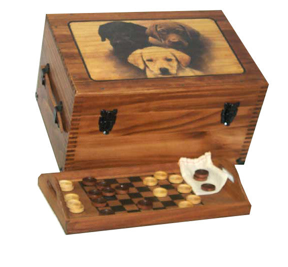 ITEM #7 WOODEN GAMECHEST – Vintage Editions