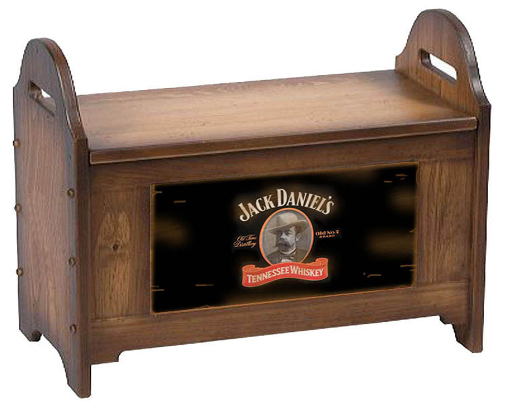ITEM #9-JD JACK DANIELS STORAGE BOOT BENCH – Vintage Editions